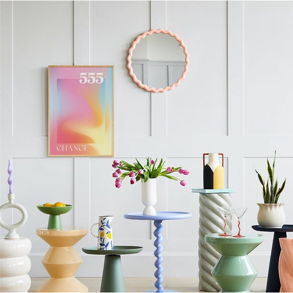 Angel Number 555 Change Poster Spiritual Manifestation Gradient Aura ...