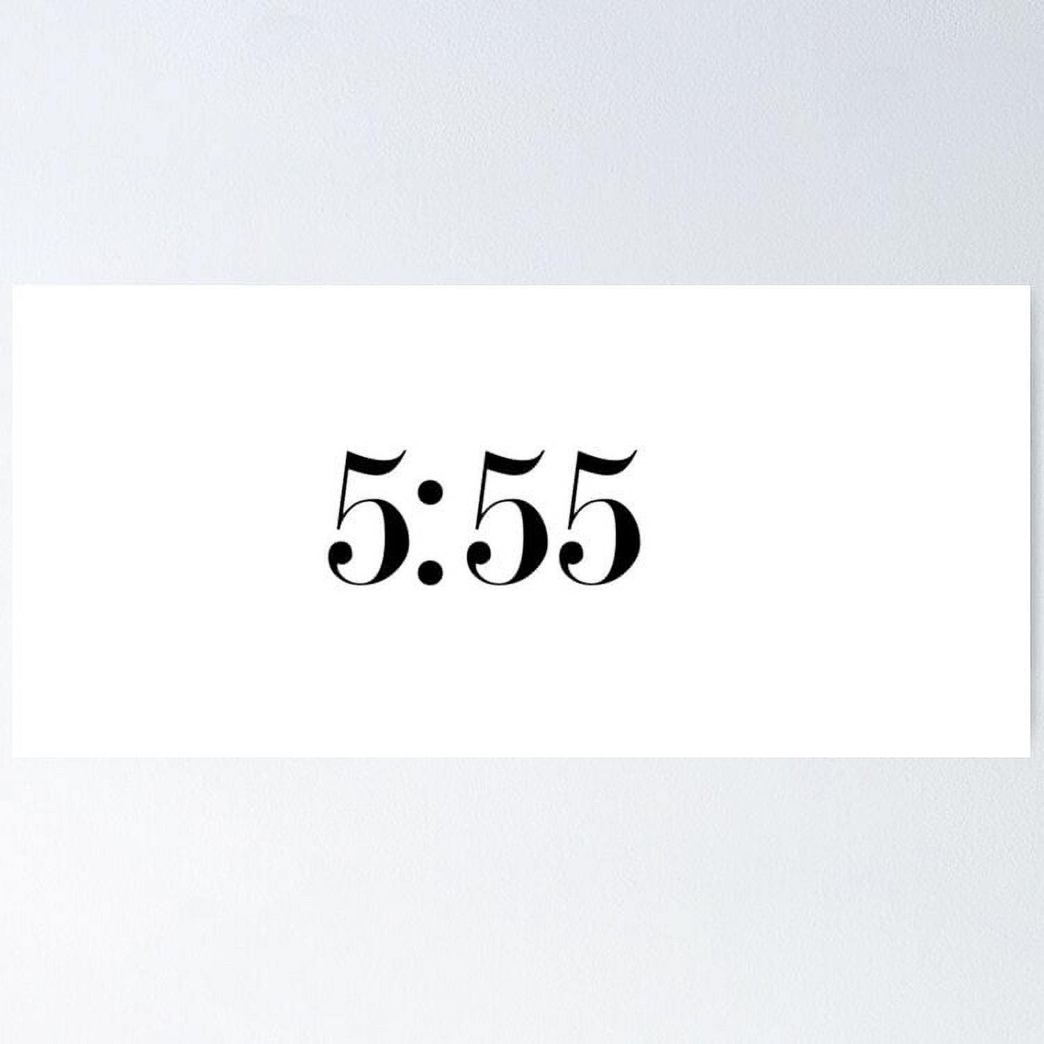 Angel Number 555 UNFRAMED Poster, 24x36 - Walmart.com