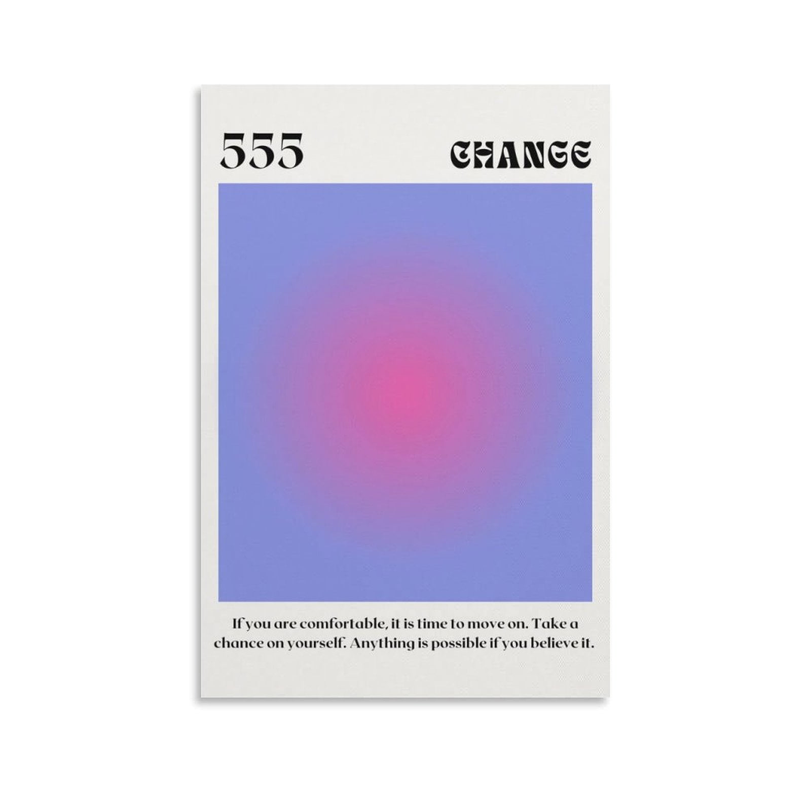 Angel Number 555poster Canvas Wall Art Poster Decorative Bedroom Modern ...