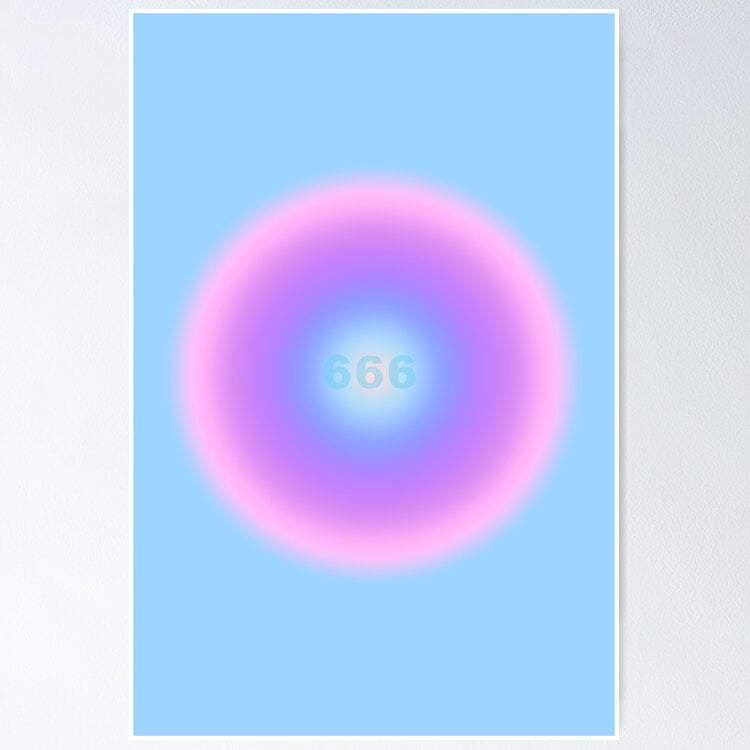 Angel Number 666 Poster- Unframed Poster | Wall Art | Perfect For Home ...
