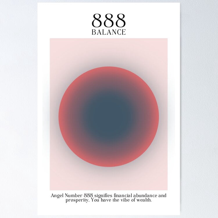 Angel Number 888 Aura UNFRAMED Poster, 16x24 - Walmart.com