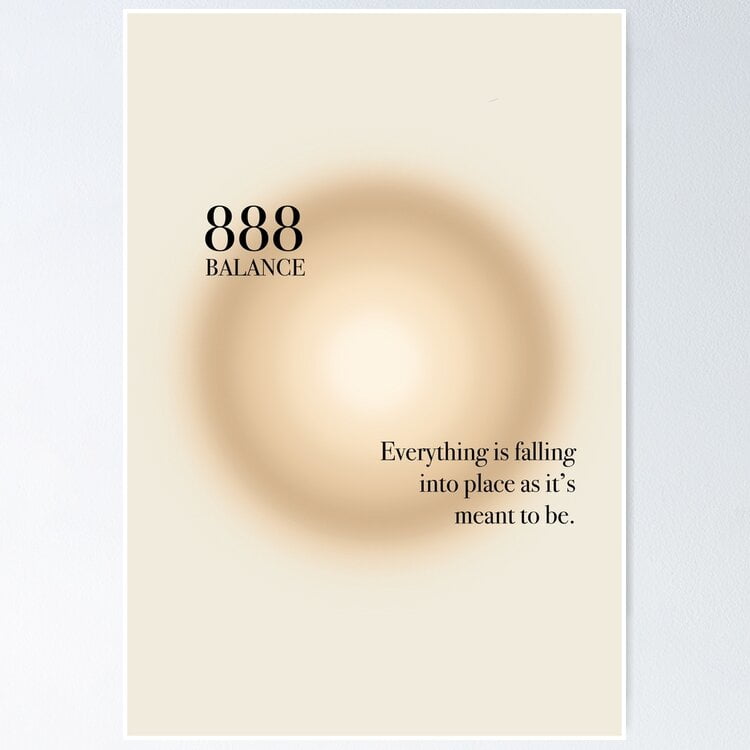 Angel Number 888 UNFRAMED Poster, 16x24 - Walmart.com