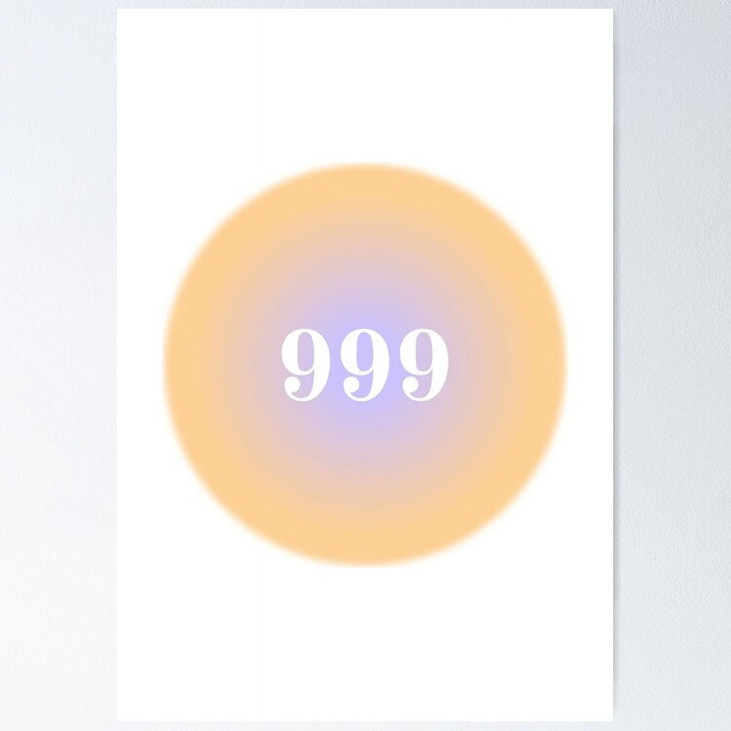 Angel Number 999. Aura Release. UNFRAMED Poster, 16x24 - Walmart.com