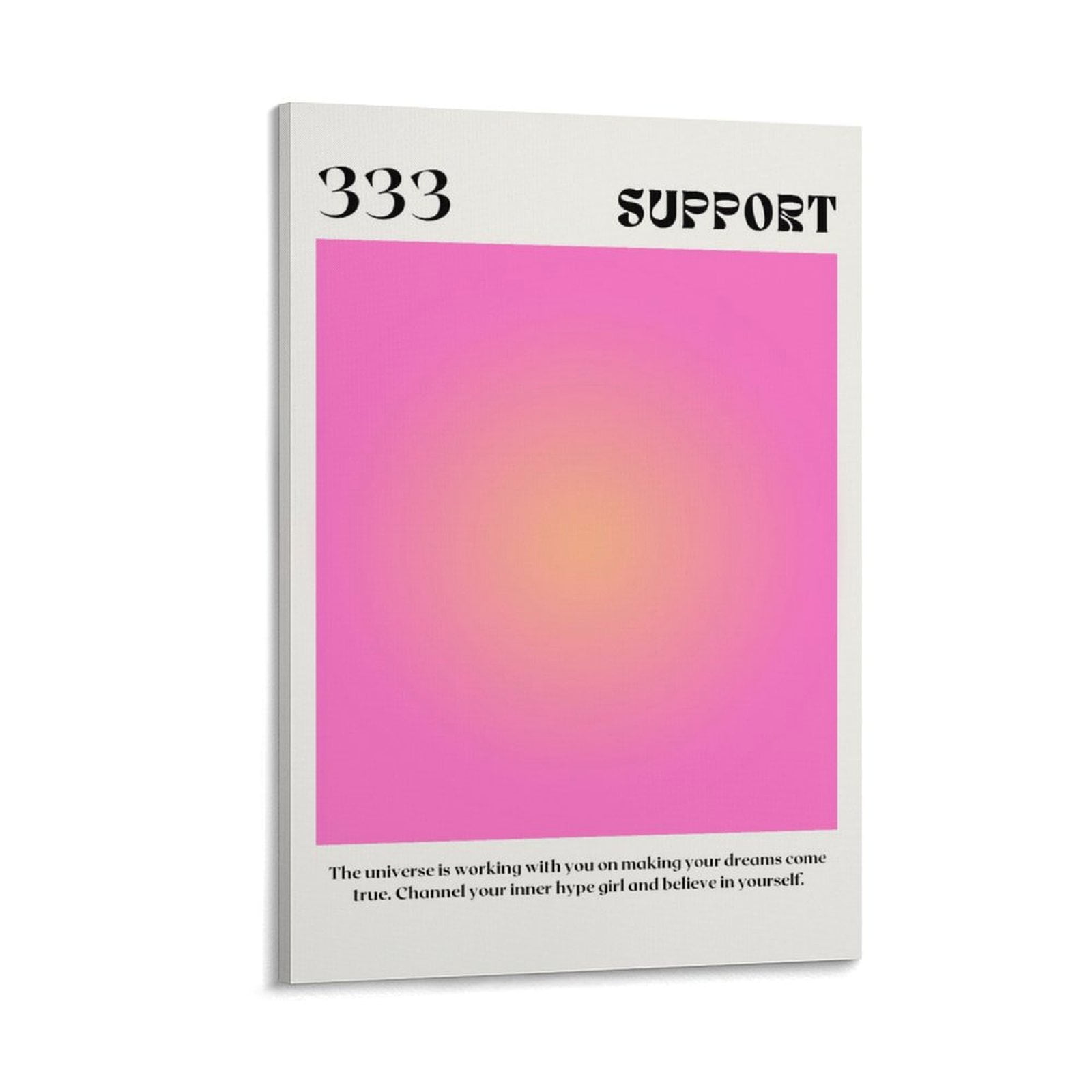 Angel Number Gradient Halo 333 Spiritual Poster Poster Decorative ...