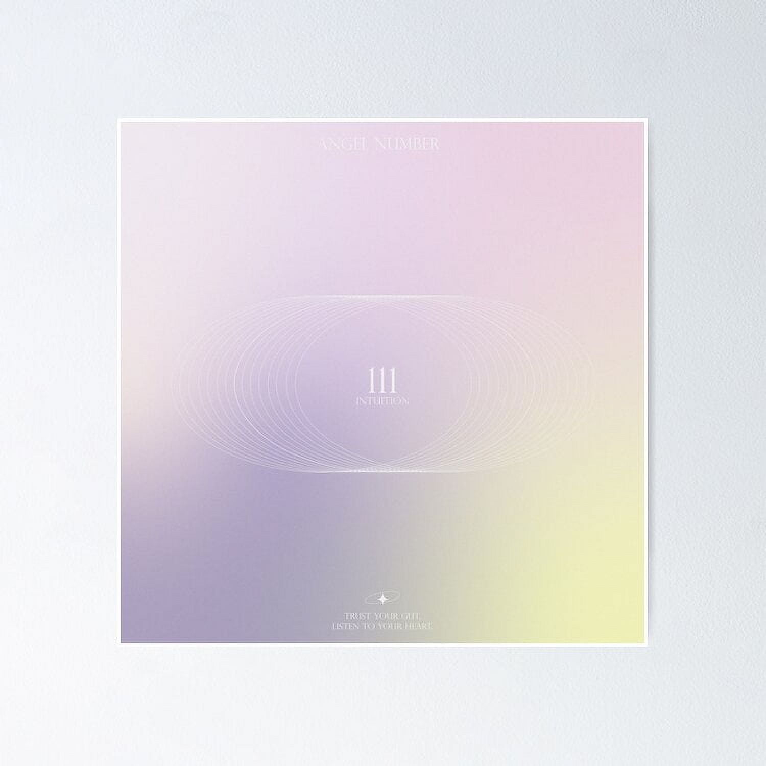 Angel Number Intuition 111 Poster, 24x36 UNFRAMED - Walmart.com
