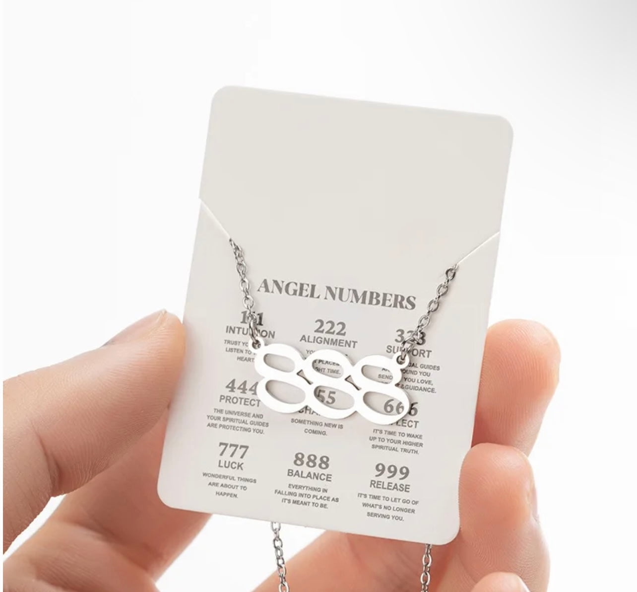 Angel Number Necklace - Walmart.com