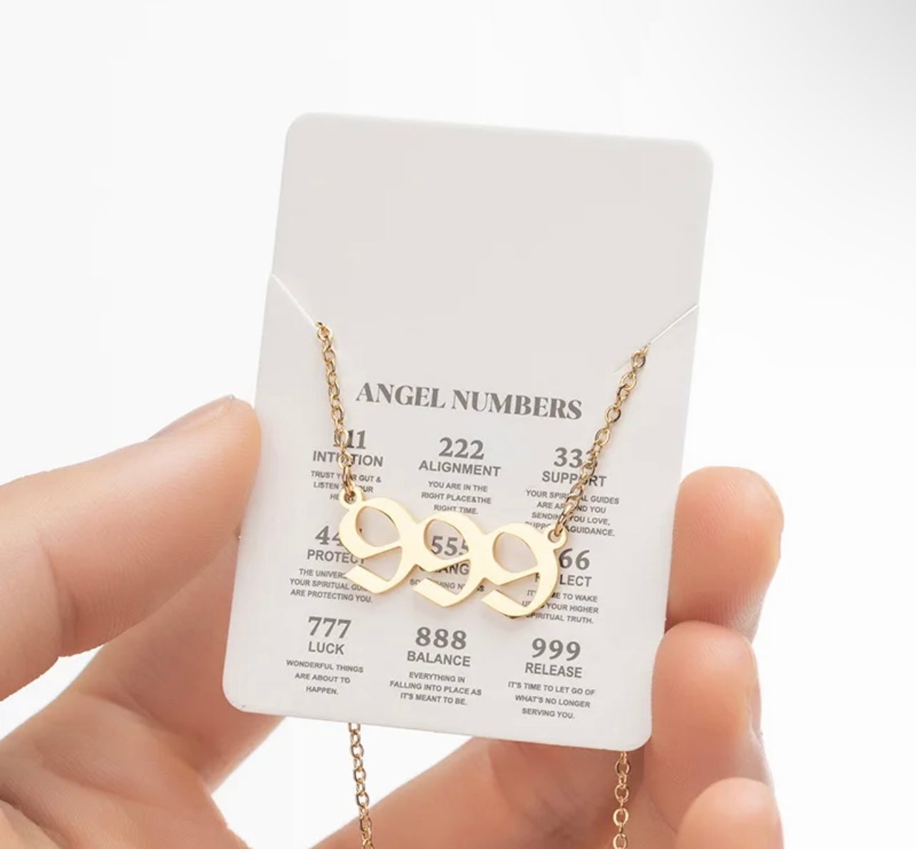 Angel Number Necklace - Walmart.com