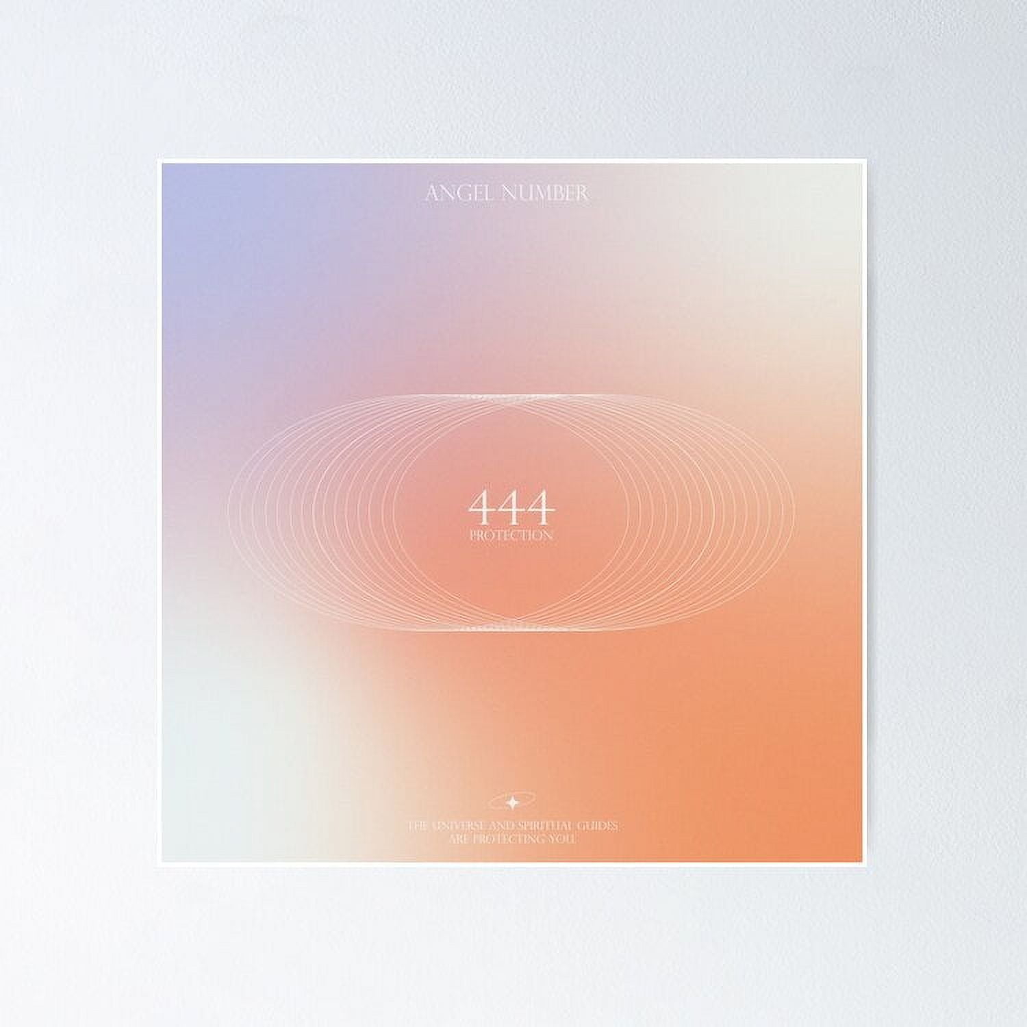 Angel Number Protection 444 Horizontal Poster, 24x36 UNFRAMED - Walmart.com