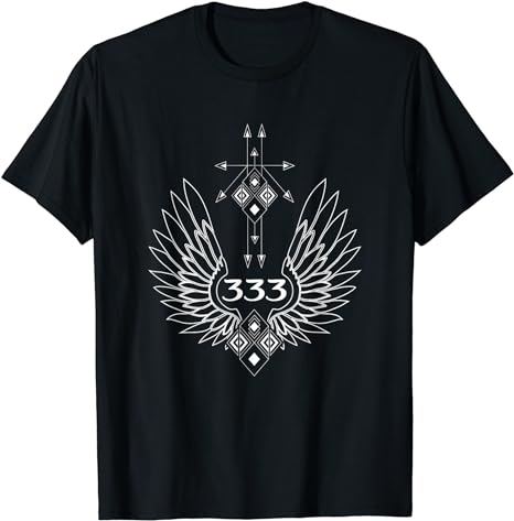 Angel Number Sacred Healing Geometry Metatron Lightworker T-Shirt ...