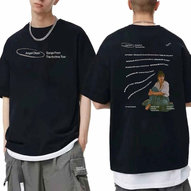 Angel Olsen Songs From The Archive Tour 2024 Shirt, Angel Olsen 2024 ...