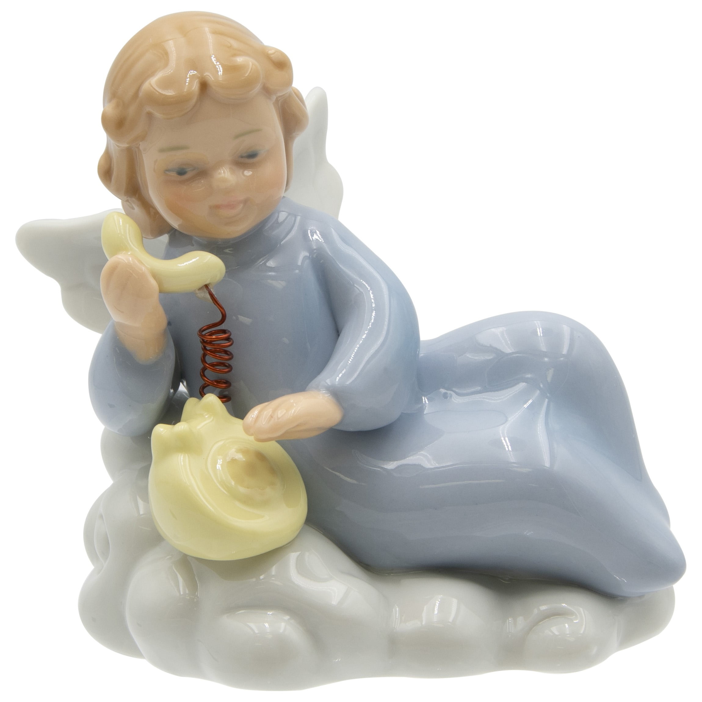 Angel On The Phone 3-1/2" Porcelain Figurine - Walmart.com