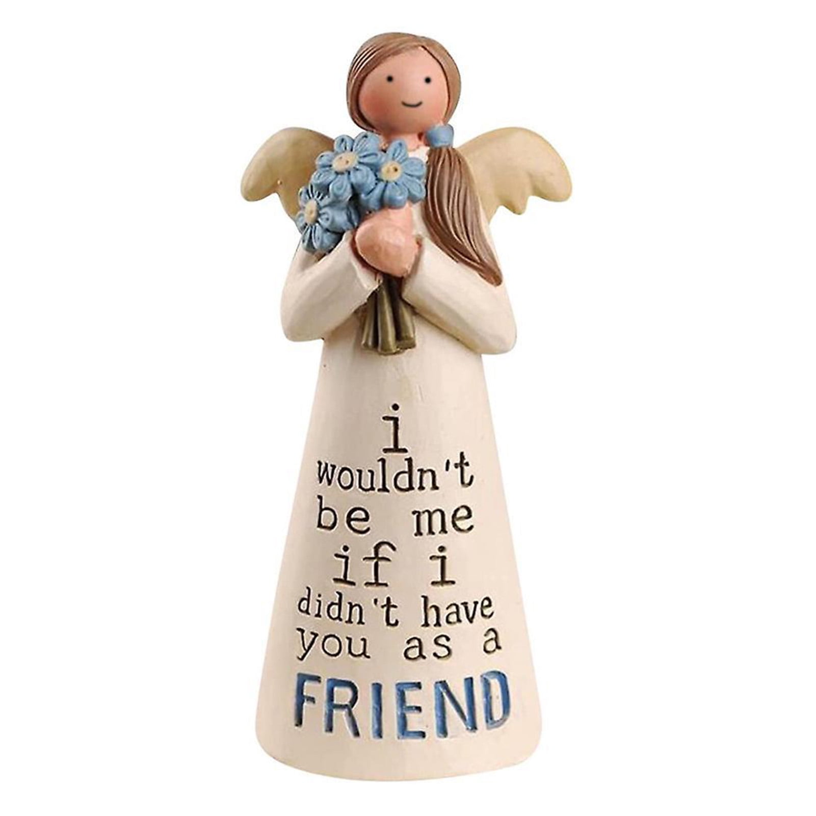 Angel Ornament Exquisite Workmanship Friendship Angel Statue Resin ...