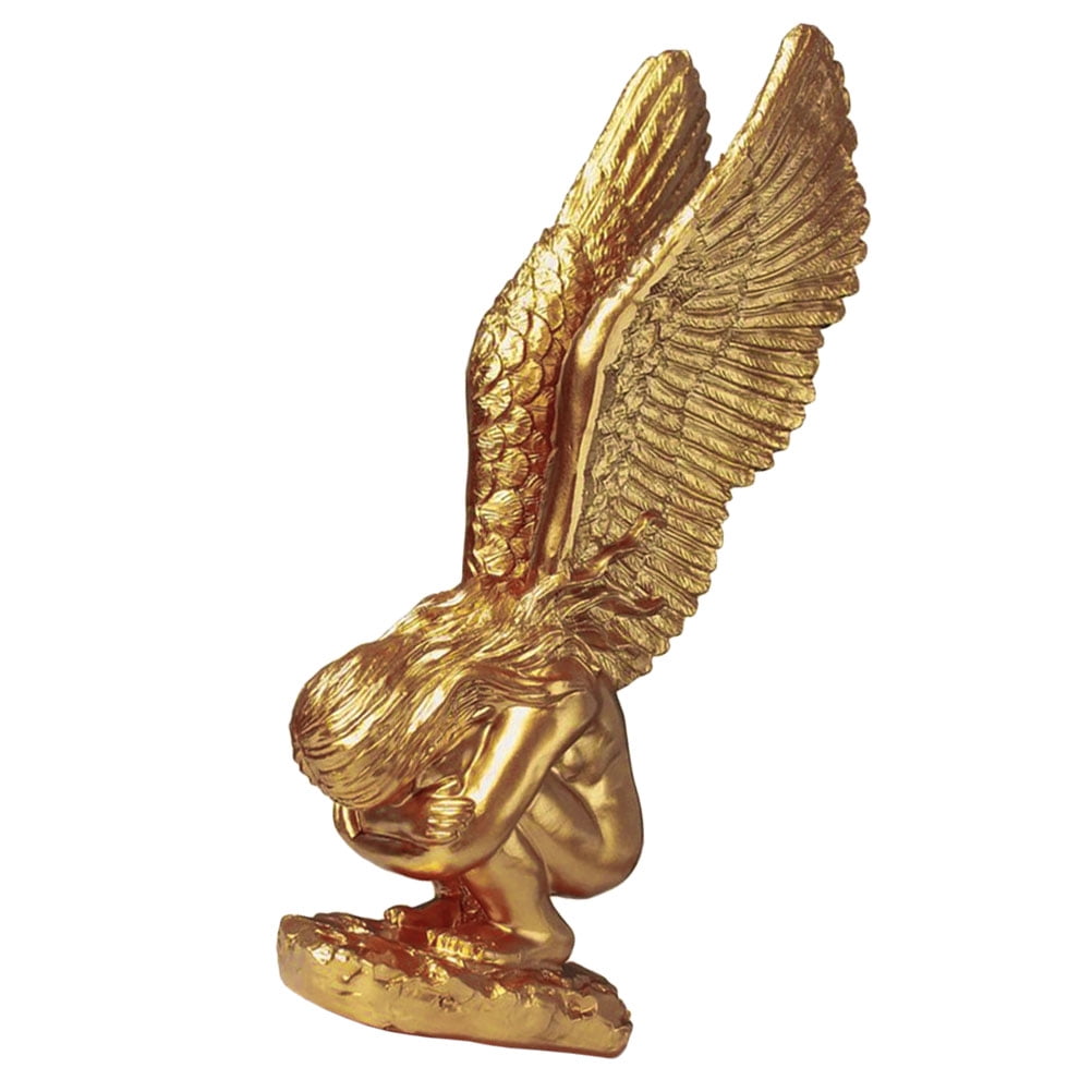 Angel Ornaments Resin Sculpture Praying Figurine Models Home Furnishing ...