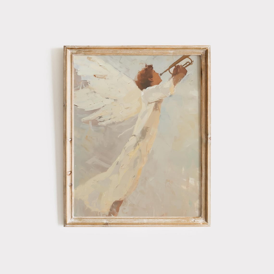Angel Painting, Christian Wall Art, Jesus Art, Religious Art, Vintage ...