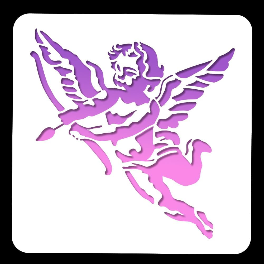 Angel Painting Stencil Fairy Angel Journal Stencils Hollow Out Art and ...