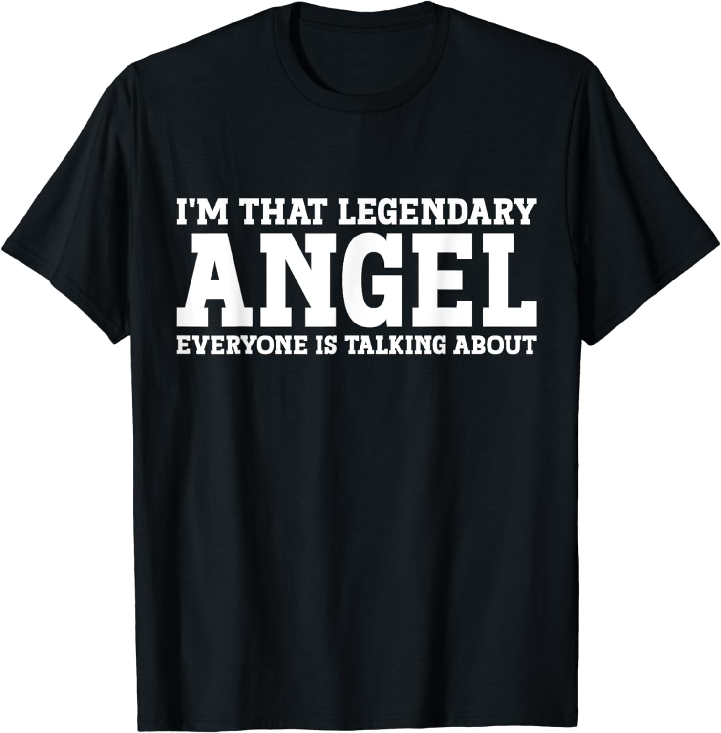 Angel Personal Name Funny Angel T-Shirt - Walmart.com