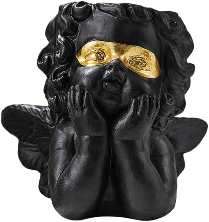 Angel Planter Vase, Resin Statue for Home Décor, Angel Flower Pot for ...
