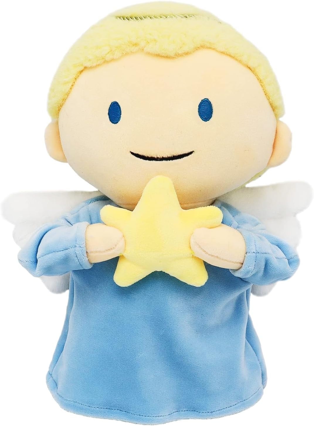 Angel Plush Doll Guardian Angel Stuffed Animal with Wings Baptism ...