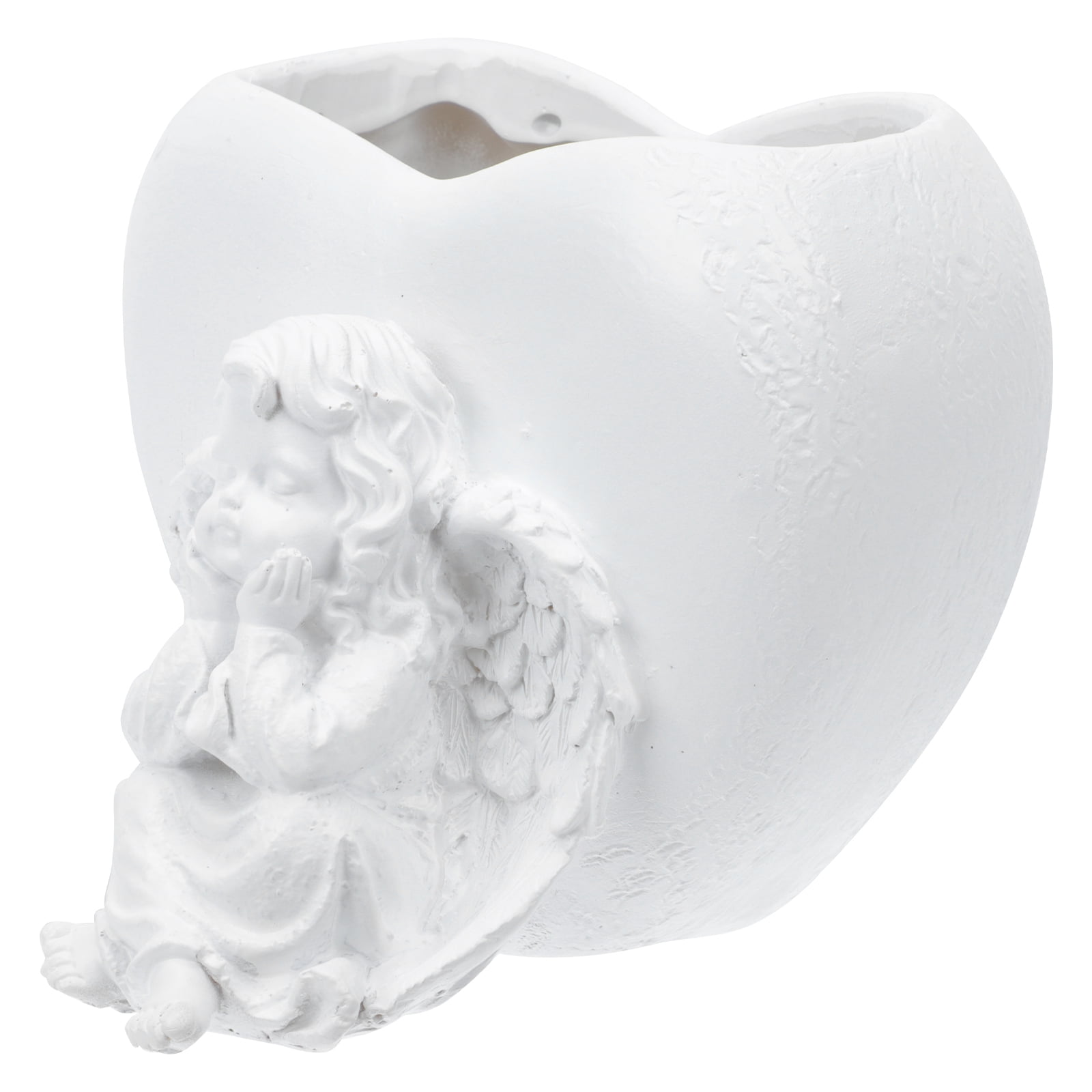 Angel Pot Guardian Planters for Plants Outdoor Figurines Flower White ...