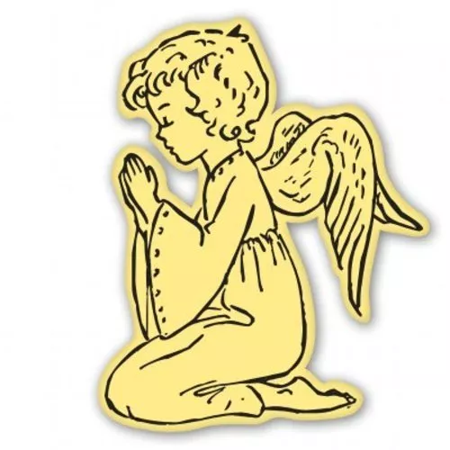 Angel Praying Cute Car Sticker Phone Decal Water Bottle Stickers Car ...