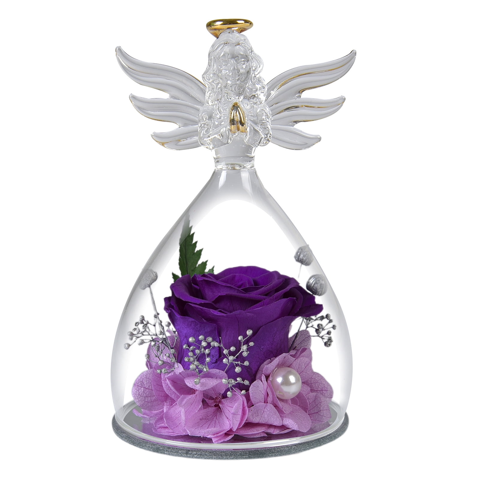 Angel Preserved Real Rose Birthday Gift for Mom Grandma, Christmas ...