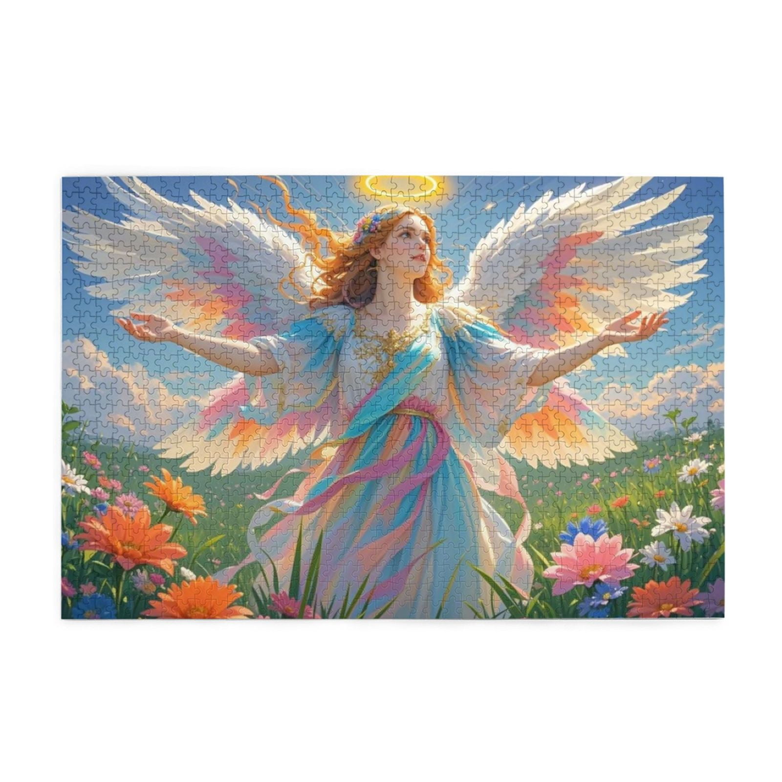 Angel Puzzle Games For Adults,Halo Puzzles 1000 Piece,House Decor 1000 ...