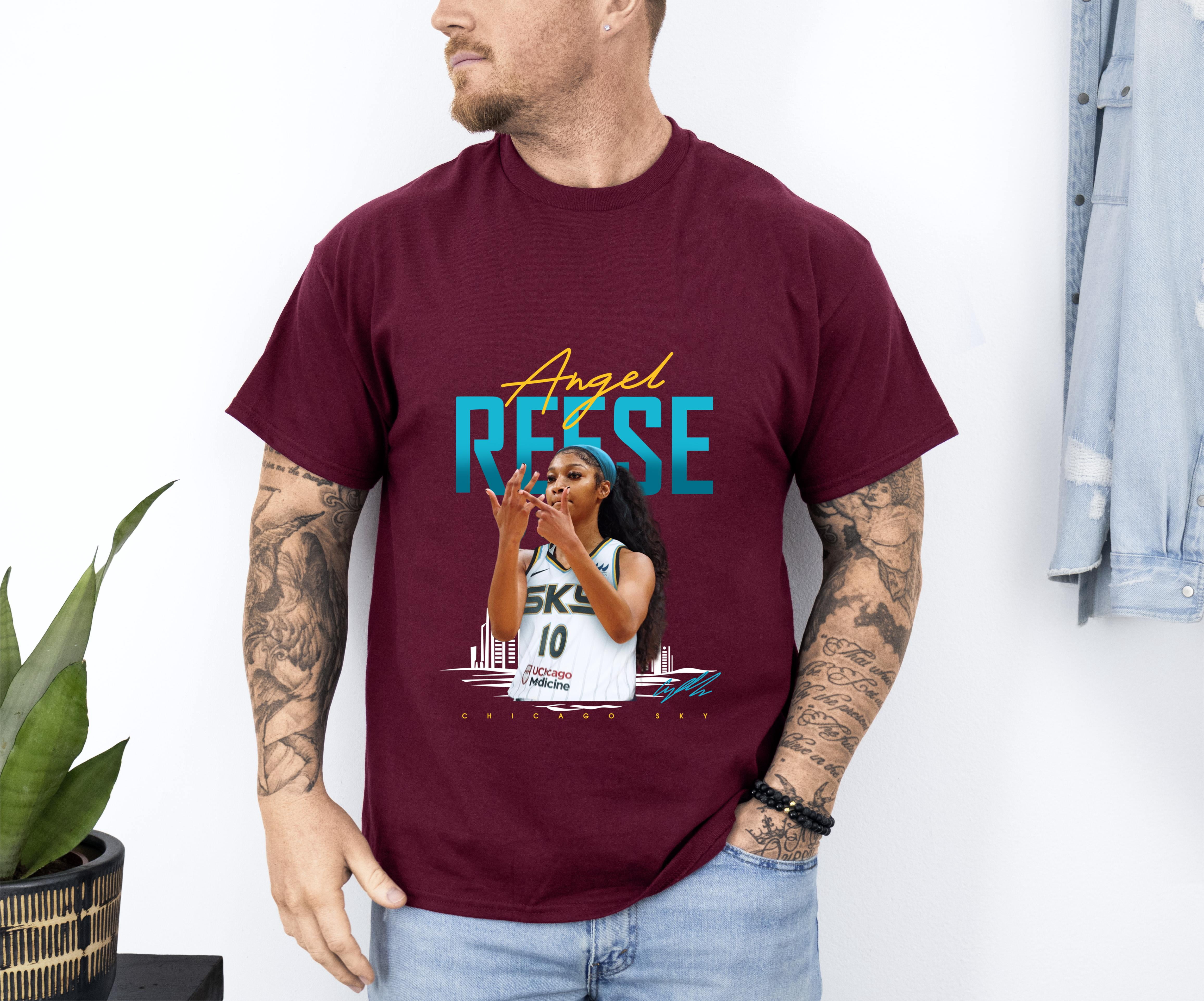 Angel Reese Chicago Sky Unisex T-Shirt - Walmart.com