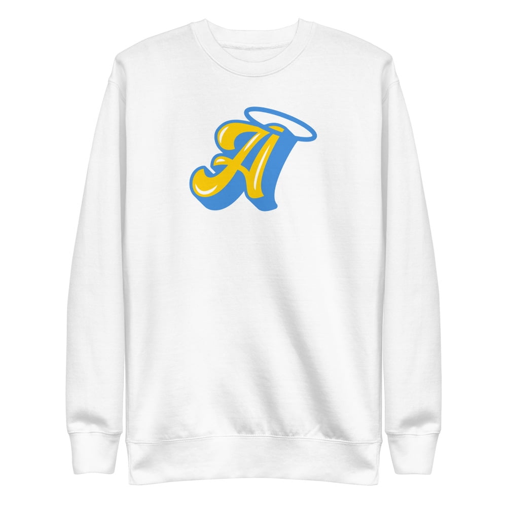Angel Reese "Logo" Sweatshirt (White, L) - Walmart.com