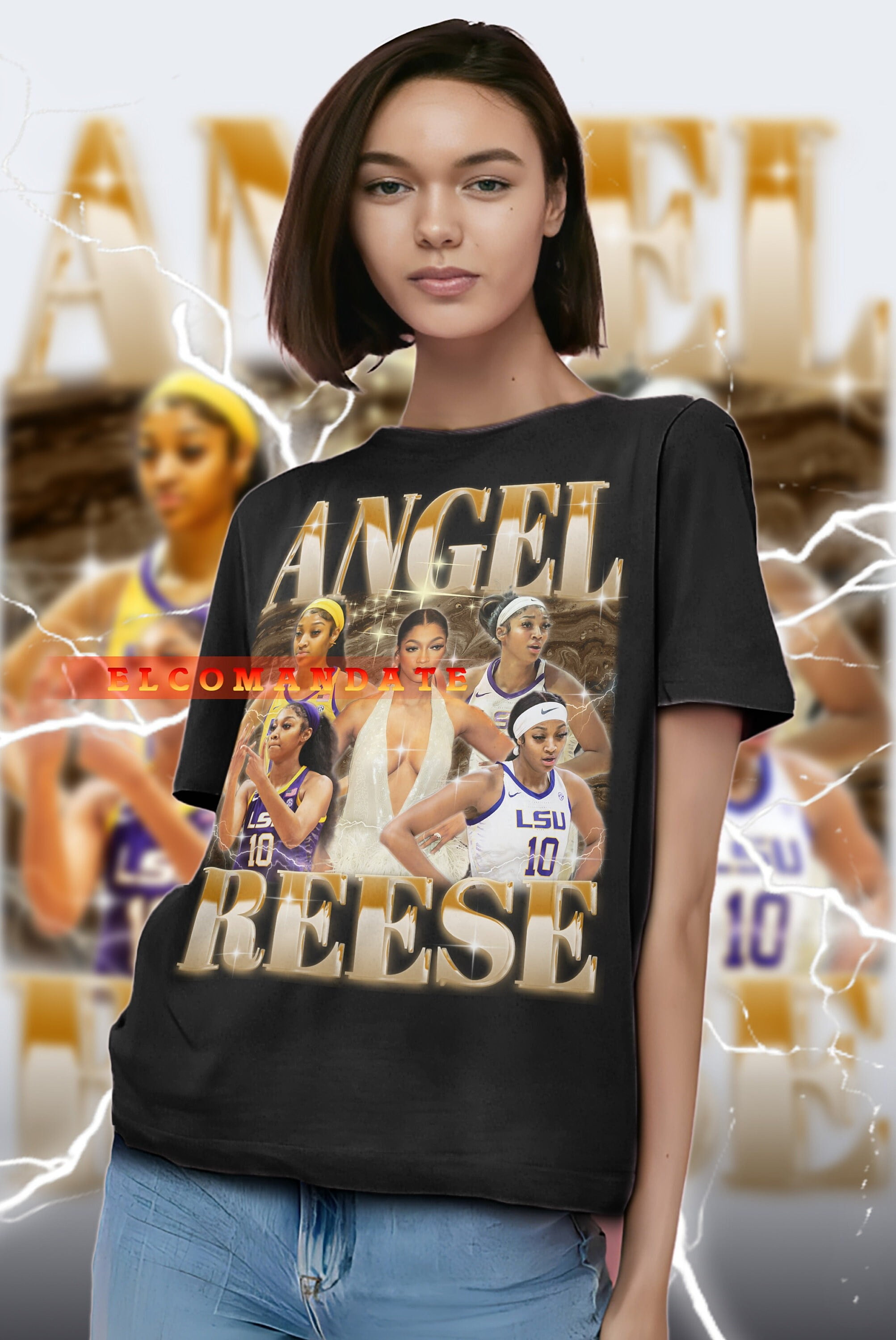 Angel Reese Vintage Shirt Angel Reese Homage Tshirt Angel Reese Fan ...