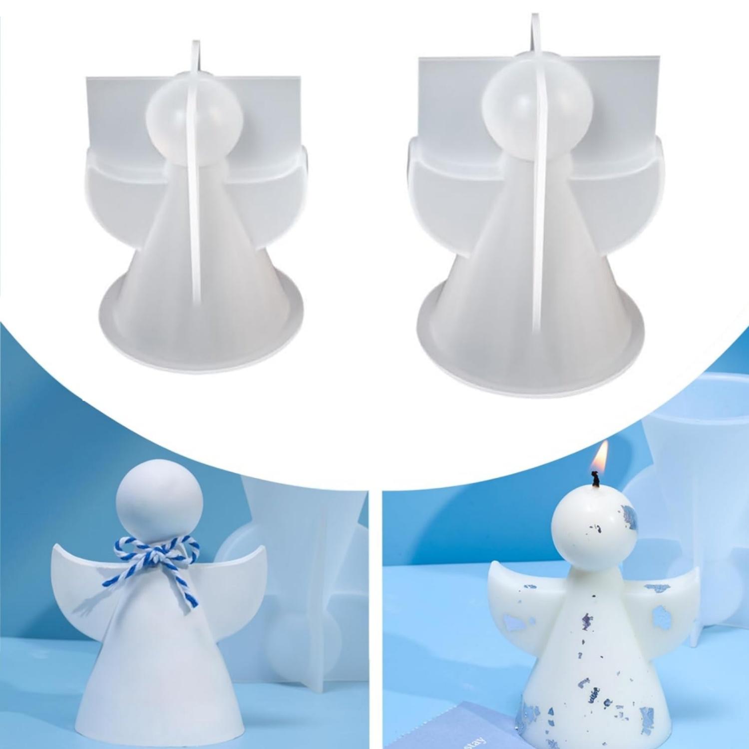 Angel Resin Molds Silicone Epoxy Resin Casting Mould 2 Pack Wing Angel ...