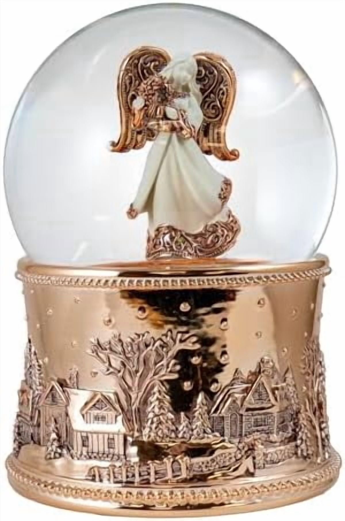 Angel Revolving Musical Snow Globe with Blower by$$Home Decor, Kitchen ...