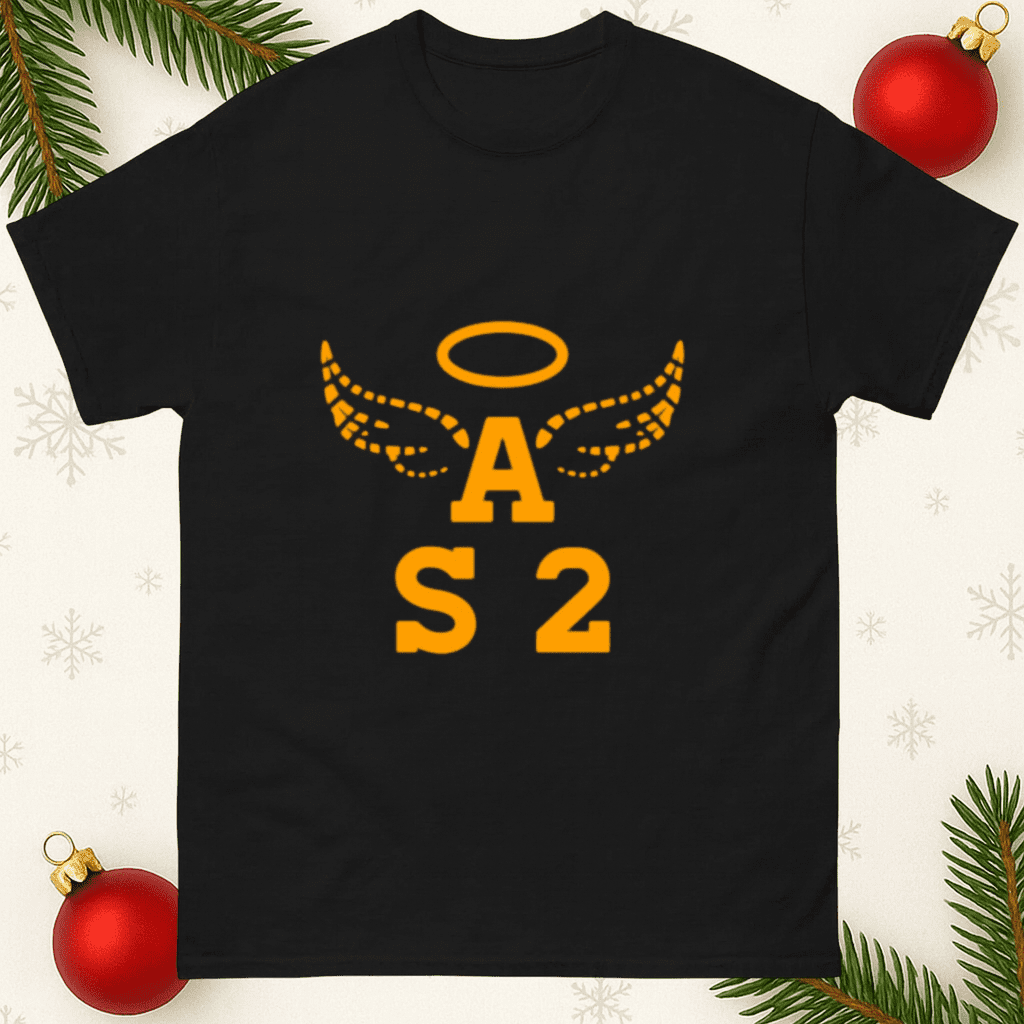 Angel Second Class Vintage Classic Christmas Movie Graphic Unisex T ...