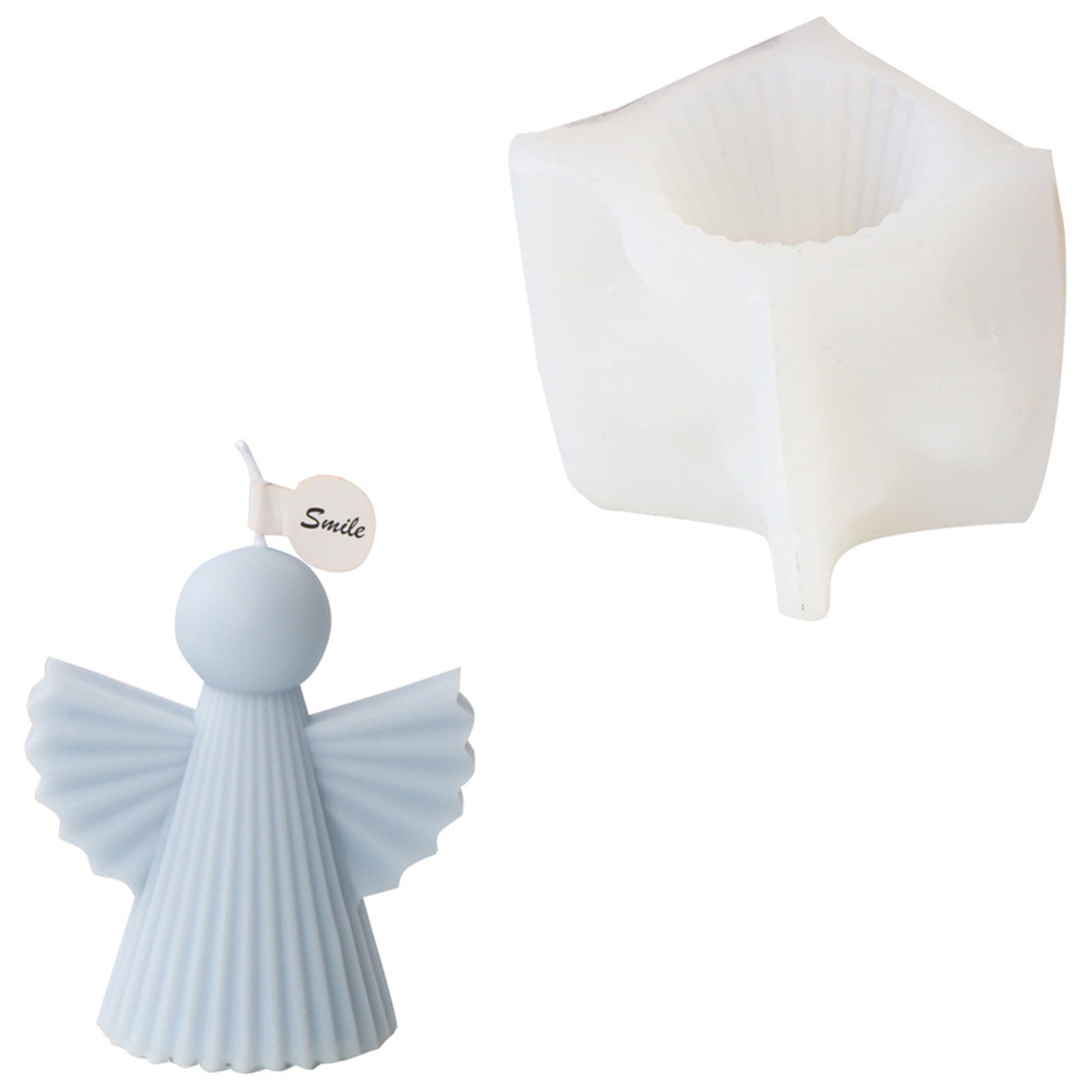 Angel Shapes Silicone Mold Handmade Wax Mould Practical Epoxy Resin ...