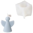 Angel Shapes Silicone Mold Handmade Wax Mould Practical Epoxy Resin ...