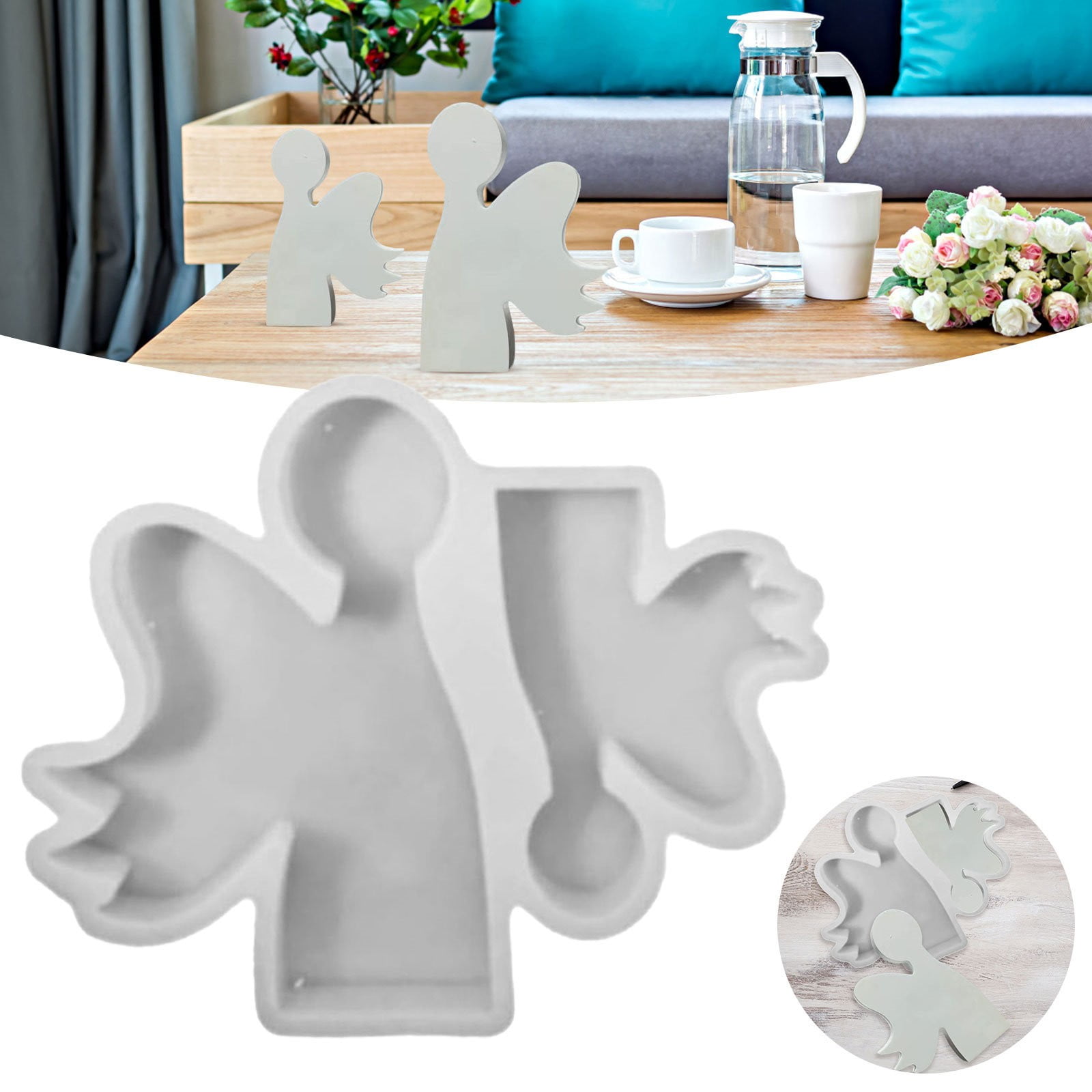 Angel Silicone Mold Clearance! Silicone Moulds Casting Moulds Silicone ...