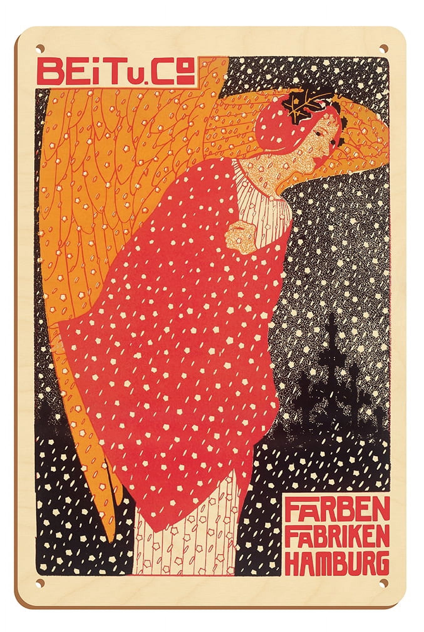 Angel in the Snow (Engel im Schnee) - Beitu. Co Farben Fabriken Hamburg ...