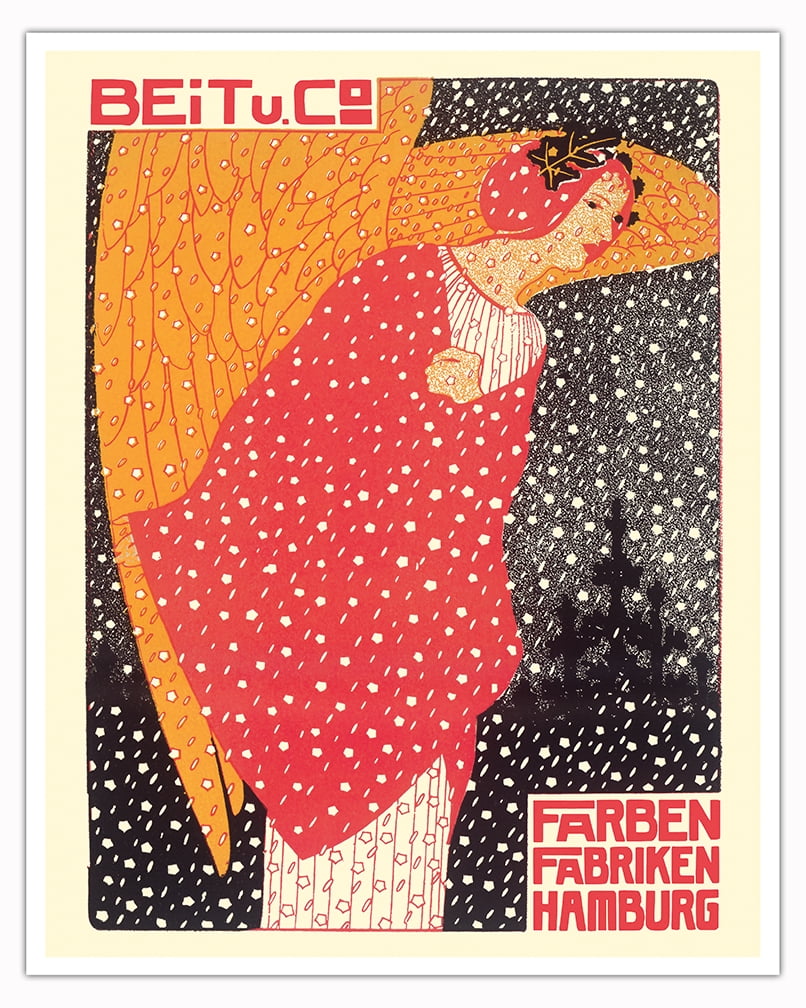 Angel in the Snow (Engel im Schnee) - Beitu. Co Farben Fabriken Hamburg ...