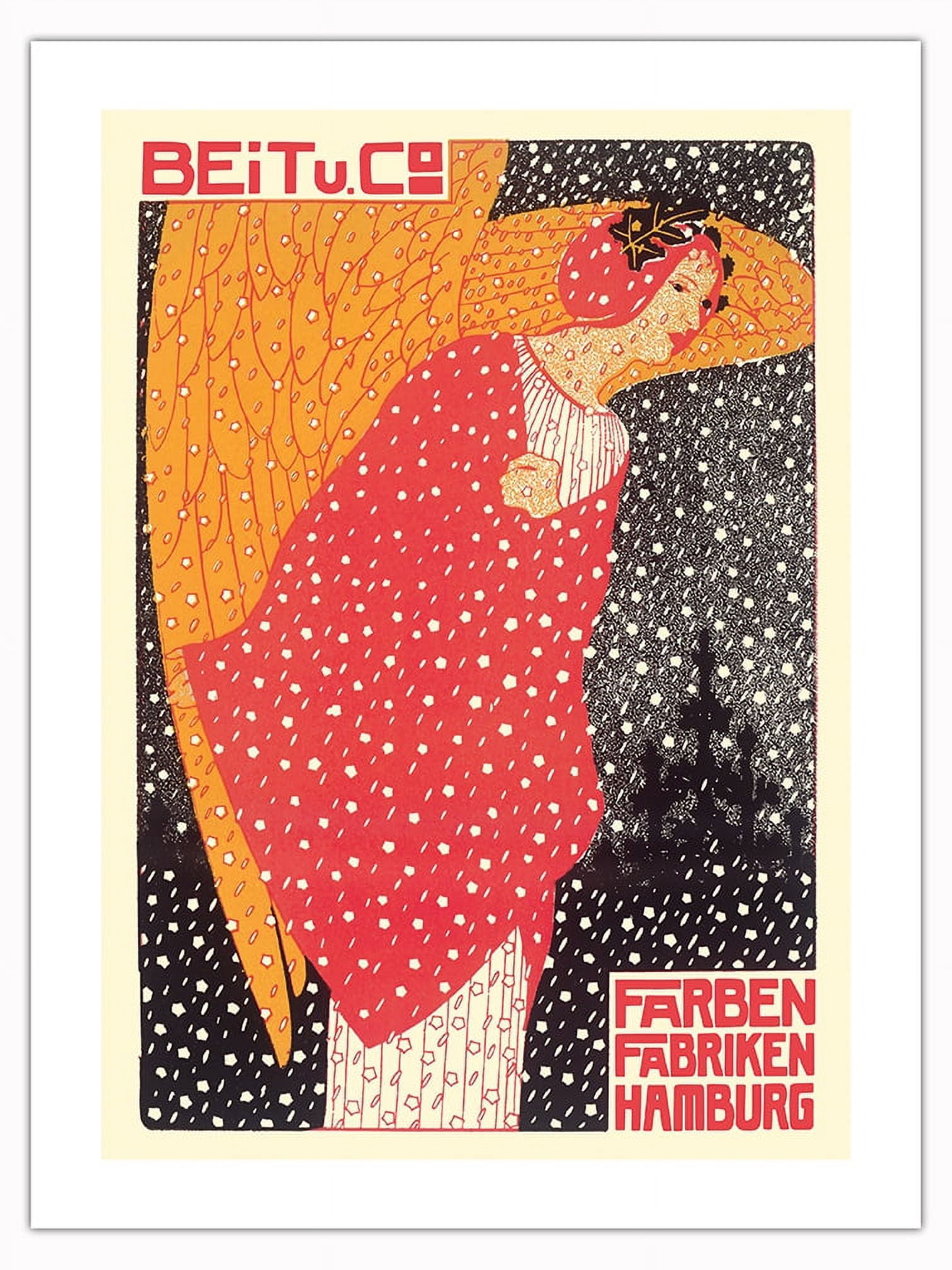 Angel in the Snow (Engel im Schnee) - Beitu. Co Farben Fabriken Hamburg ...
