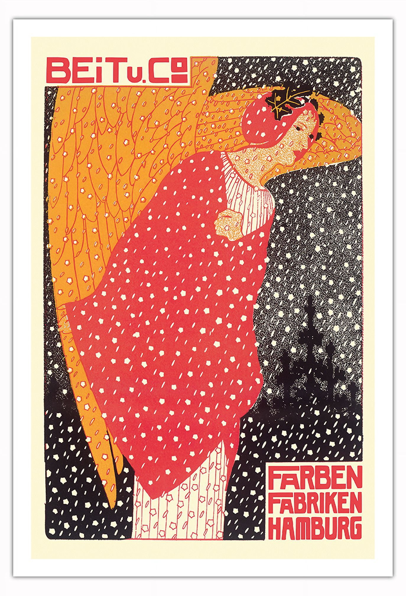Angel in the Snow (Engel im Schnee) - Beitu. Co Farben Fabriken Hamburg ...