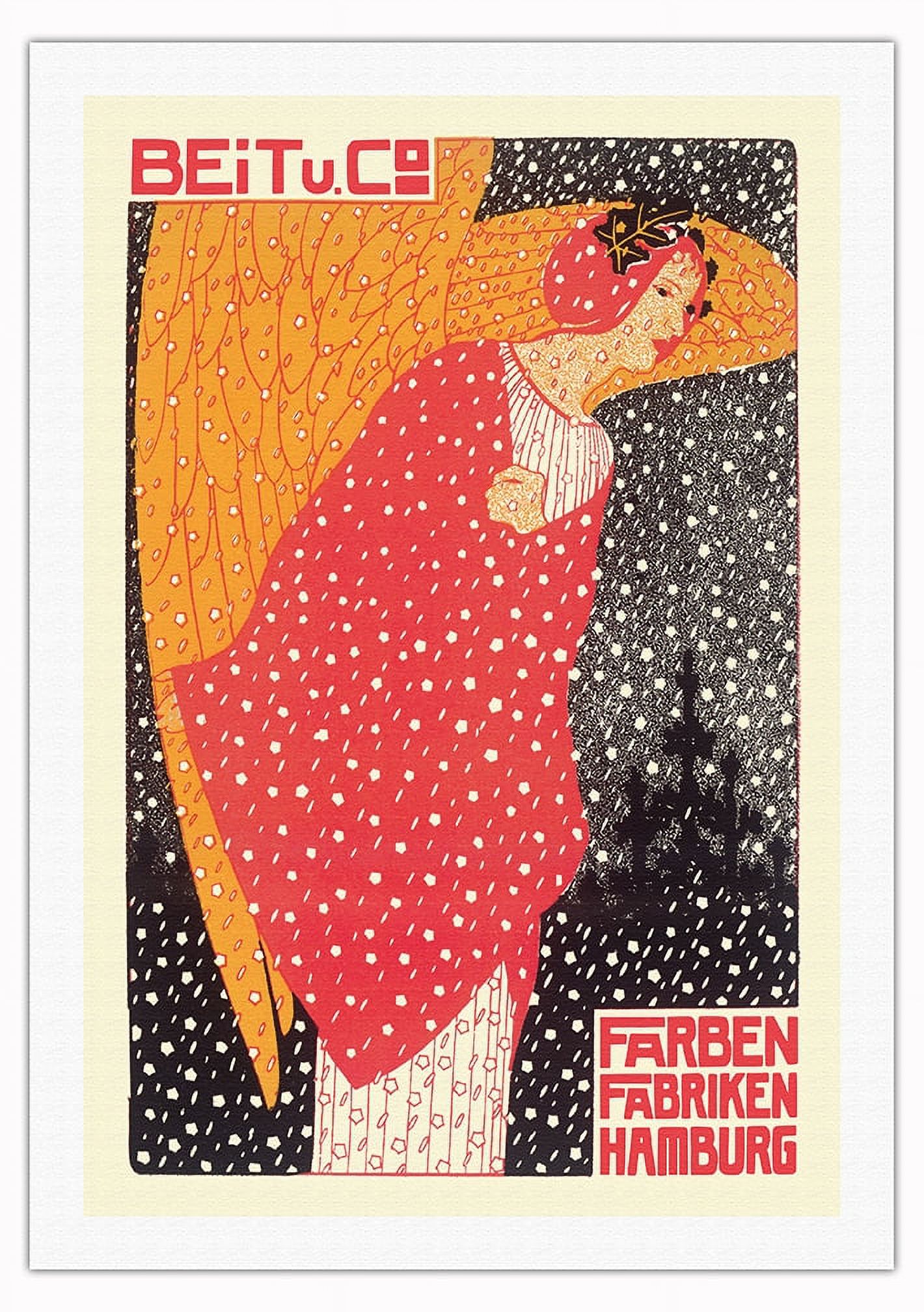 Angel in the Snow (Engel im Schnee) - Beitu. Co Farben Fabriken Hamburg ...