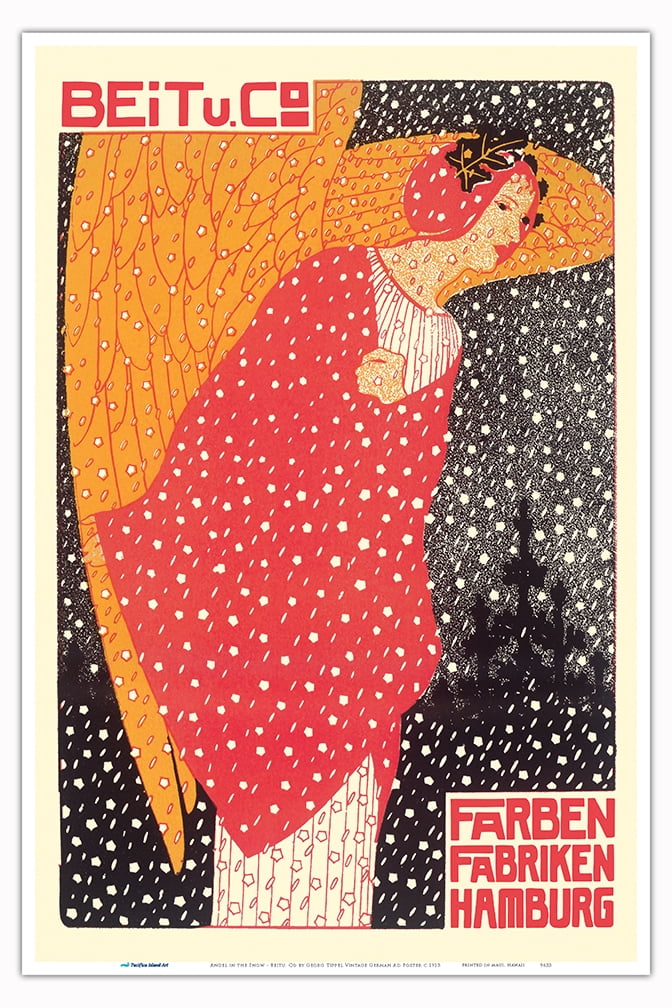 Angel in the Snow (Engel im Schnee) - Beitu. Co Farben Fabriken Hamburg ...