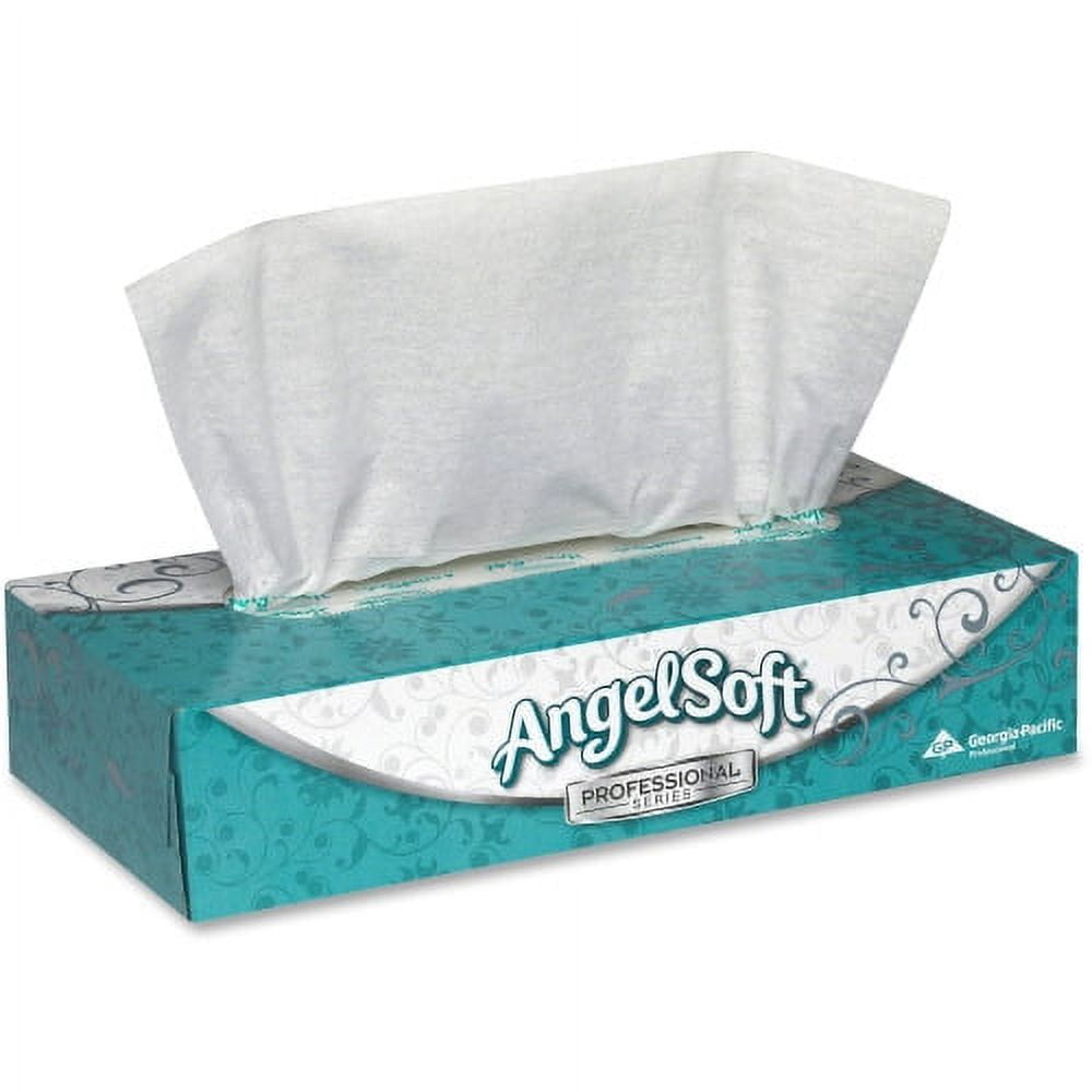 Angel Soft Professional SeriesÂ® Facial Tissue White 7-3/5 X 8-4/5 Inch ...