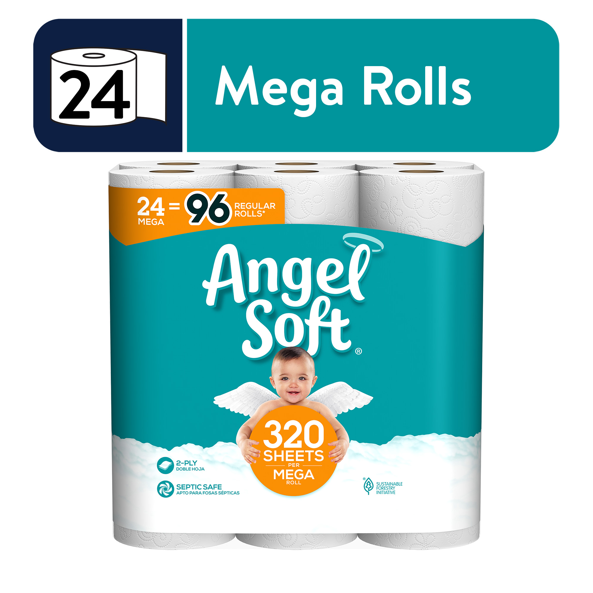 Great Value Ultra Soft Toilet Paper, 12 Mega Rolls - Walmart.com