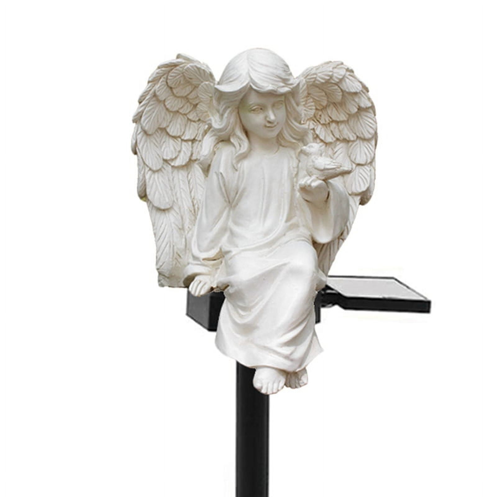 Angel Solar Stake Angel Garden Decor Solar Light Outdoor Waterproof ...