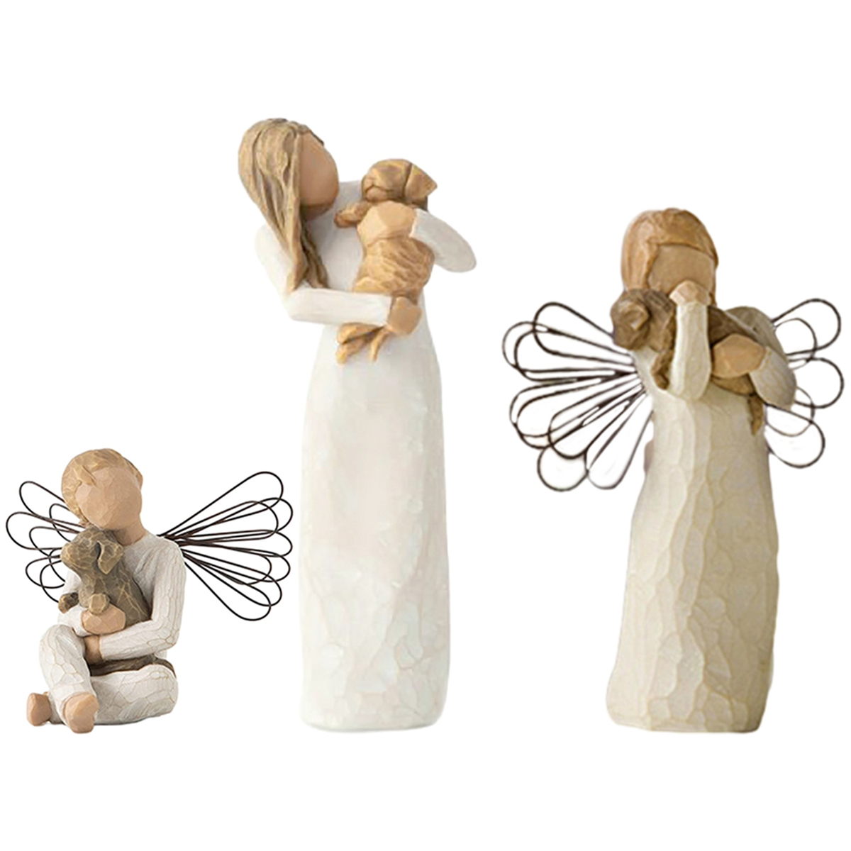 Angel Statue, Friendship Prayer Angel Statue, Memorial Pet Loss Gift ...