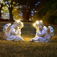 Angel Statue Garden Decor Solar Yard Art Outdoor Figurine - Walmart.com