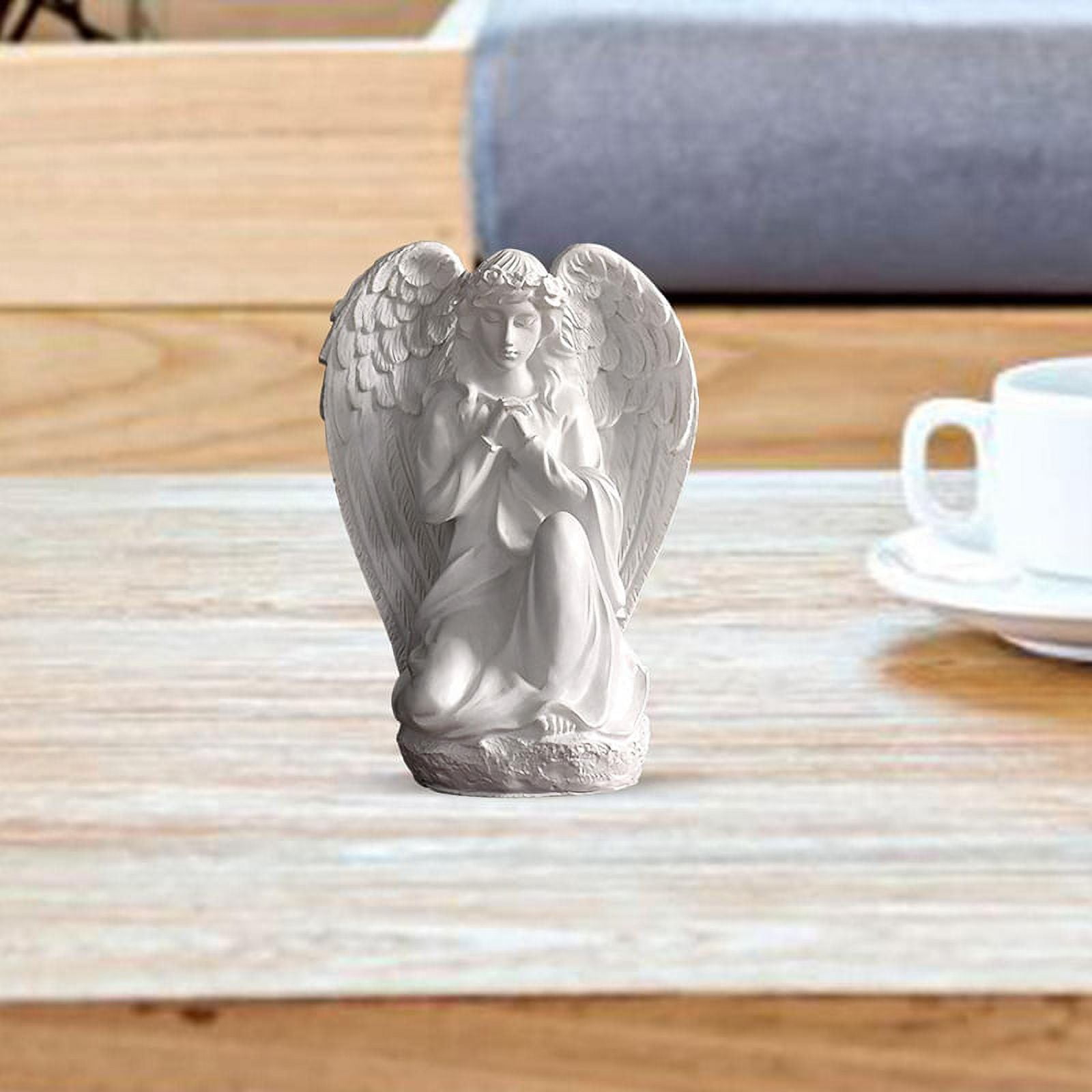 Angel Statue Shelf Living Room Bedroom Decor Figurines Praying Adorable ...