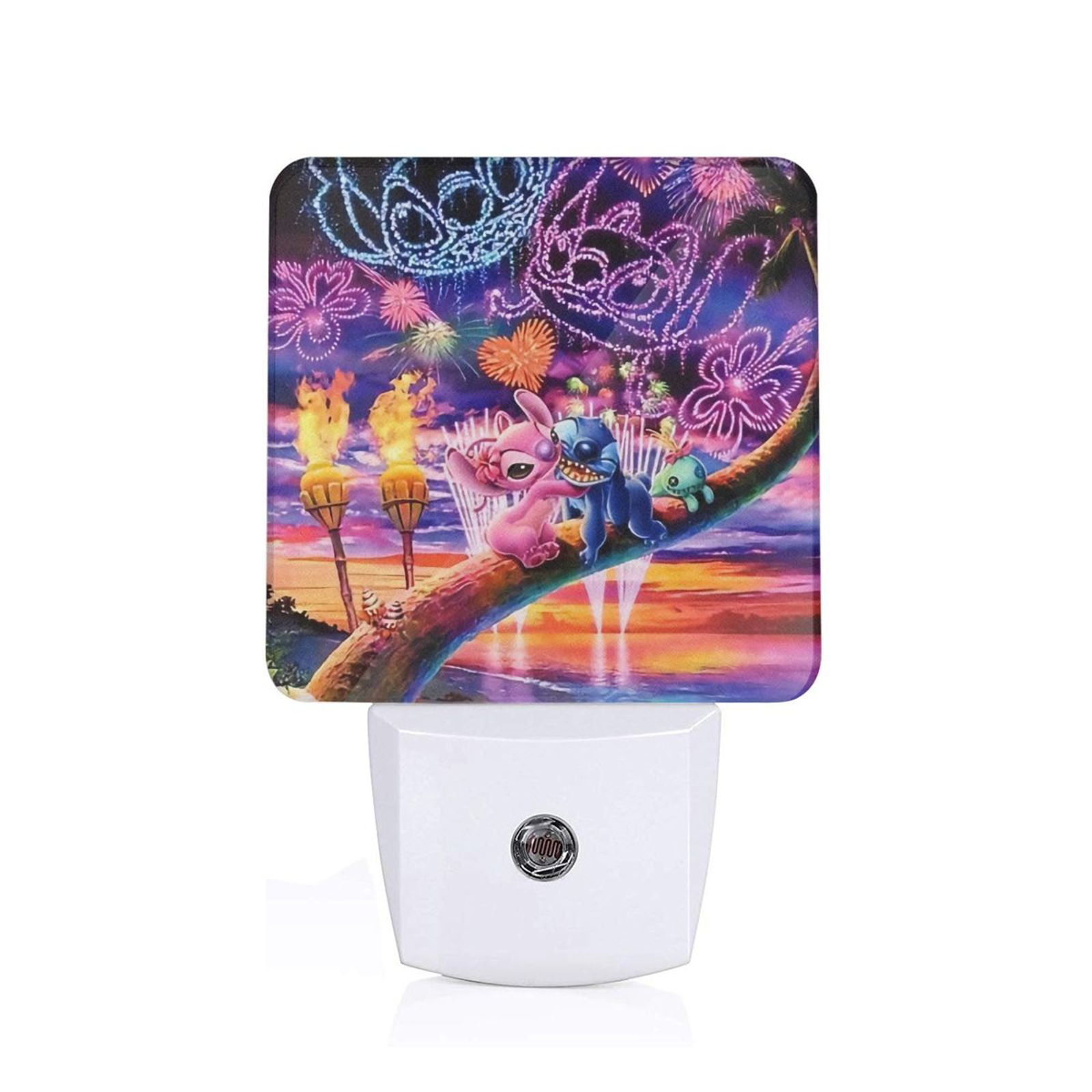 Angel Stich In Love Night Light,Night Lights Plug into Wall,1 Pack LED ...