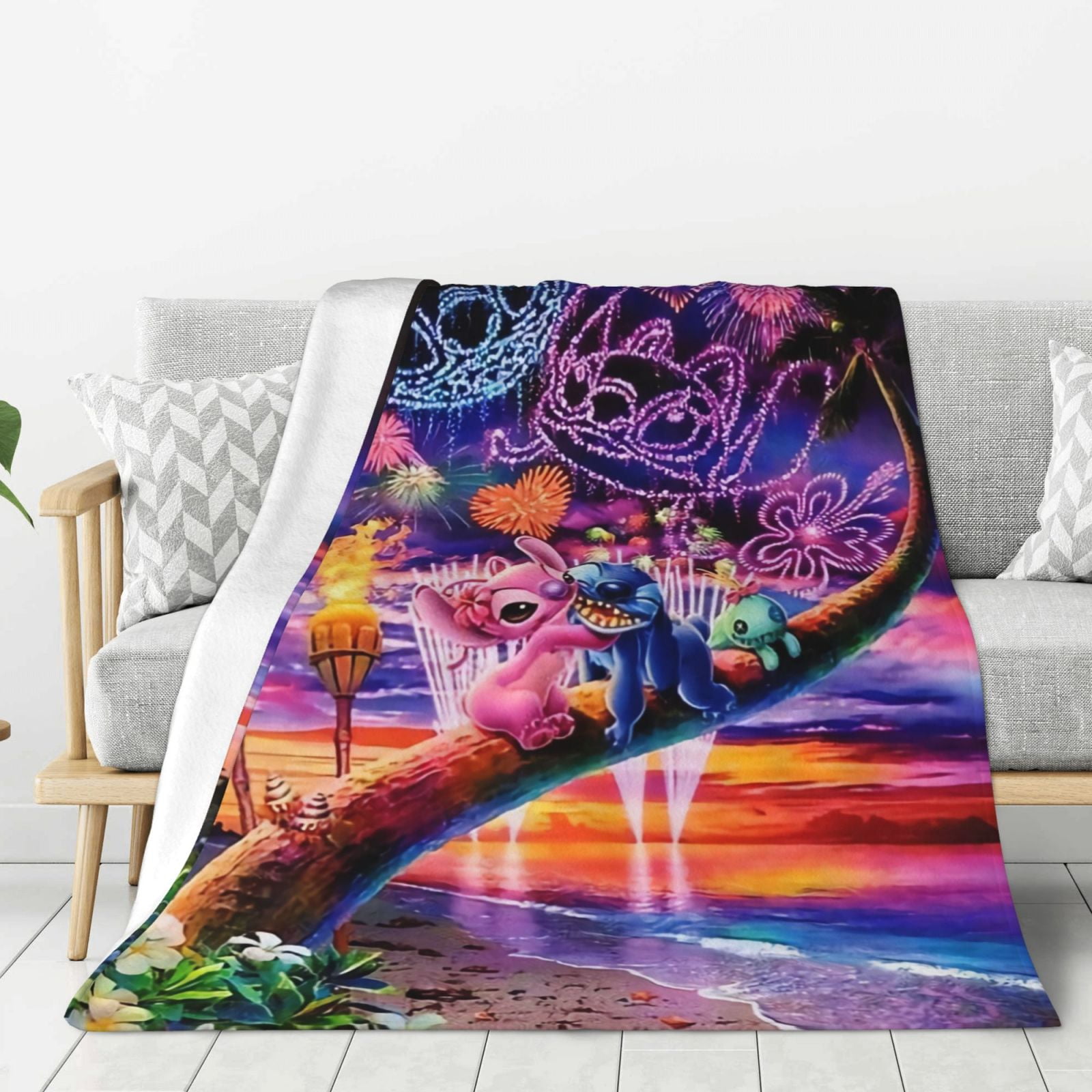 Angel Stich in love Throw Blanket,Cooling Blankets for Hot Sleepers ...