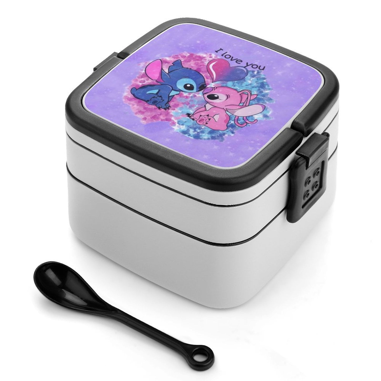Angel And Stitch Angel Heart Kisses56 Reusable Bento Boxes Lunch Box ...